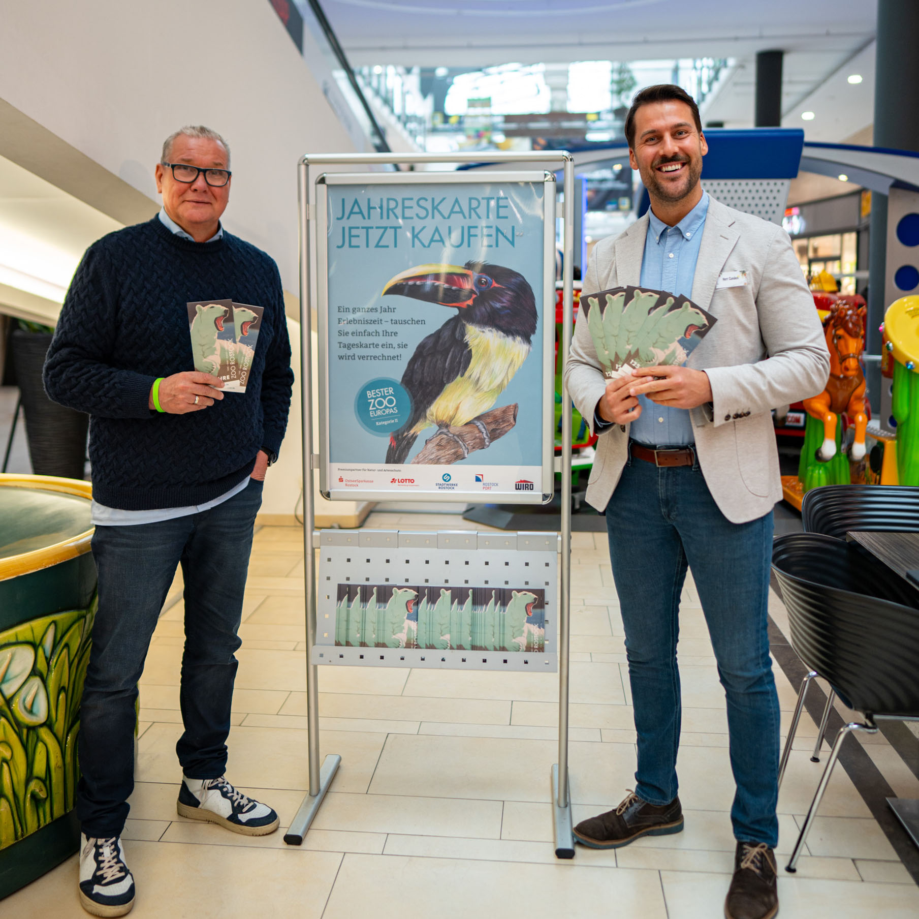 Zoo Rostock – eine starke Partnerschaft. | E center Warnow Park